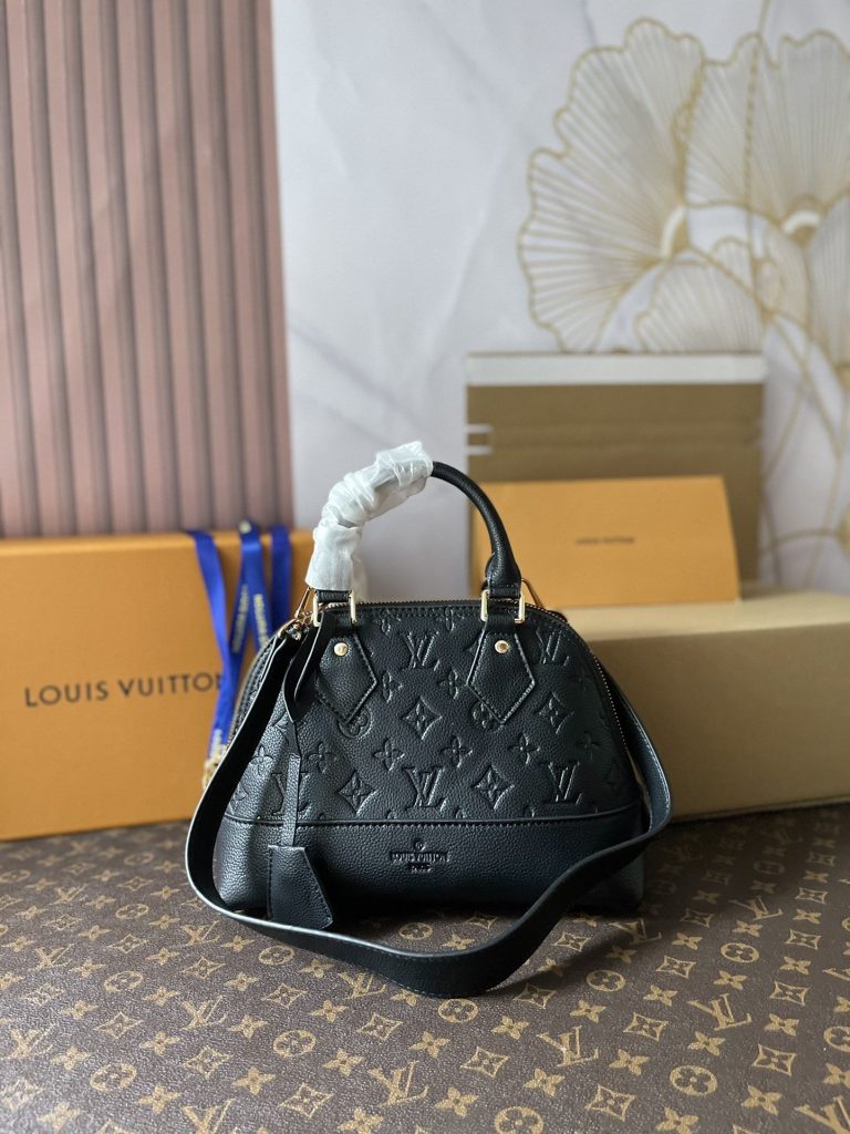 Louis Vuitton NEO Alma BB Monogram Empreinte Handbag Black - Snow Bross ...